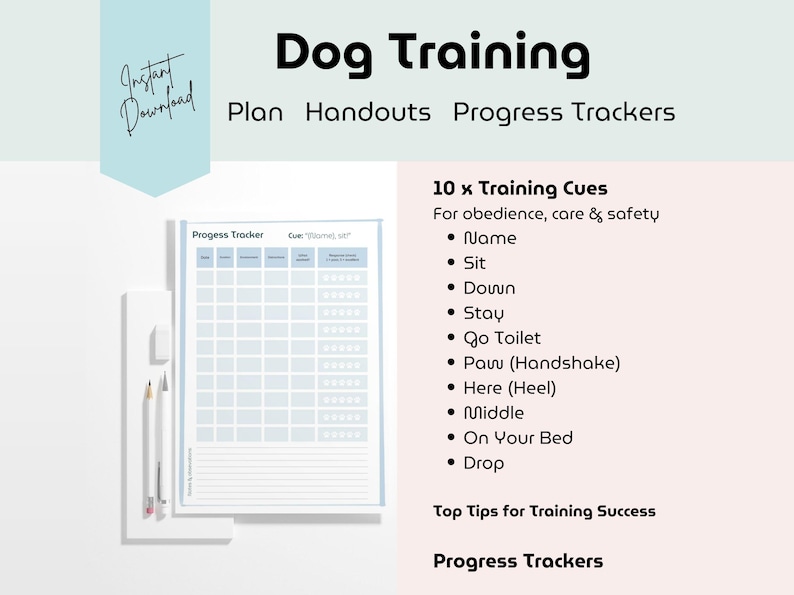 Dog Training Plan | Positive Reinforcement | Essential Puppy & Adult ...