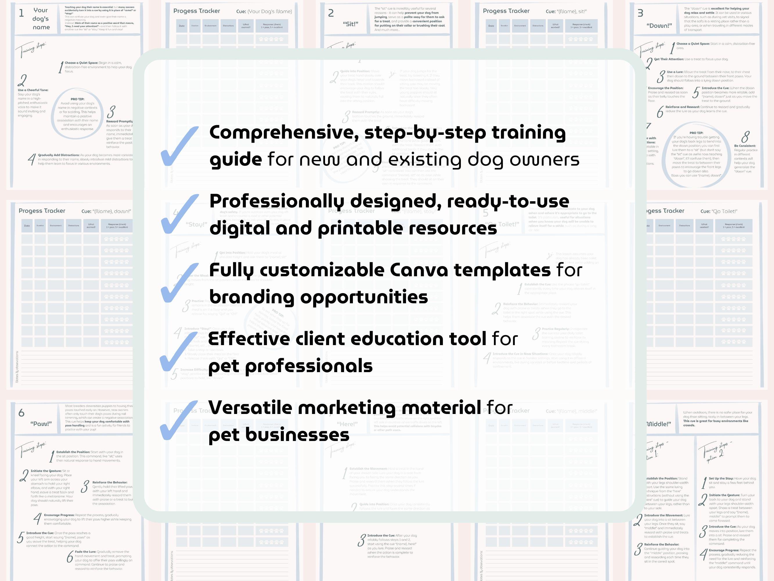 Dog Training Plan | Positive Reinforcement | Essential Puppy & Adult ...