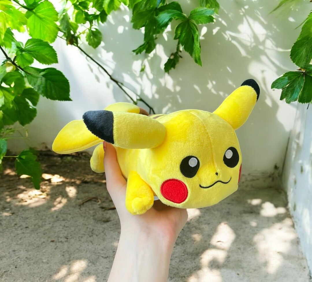 Pikachu Sleep Pokemon Plush Toy Anime Pikachu Kawaii Plush Doll Little ...