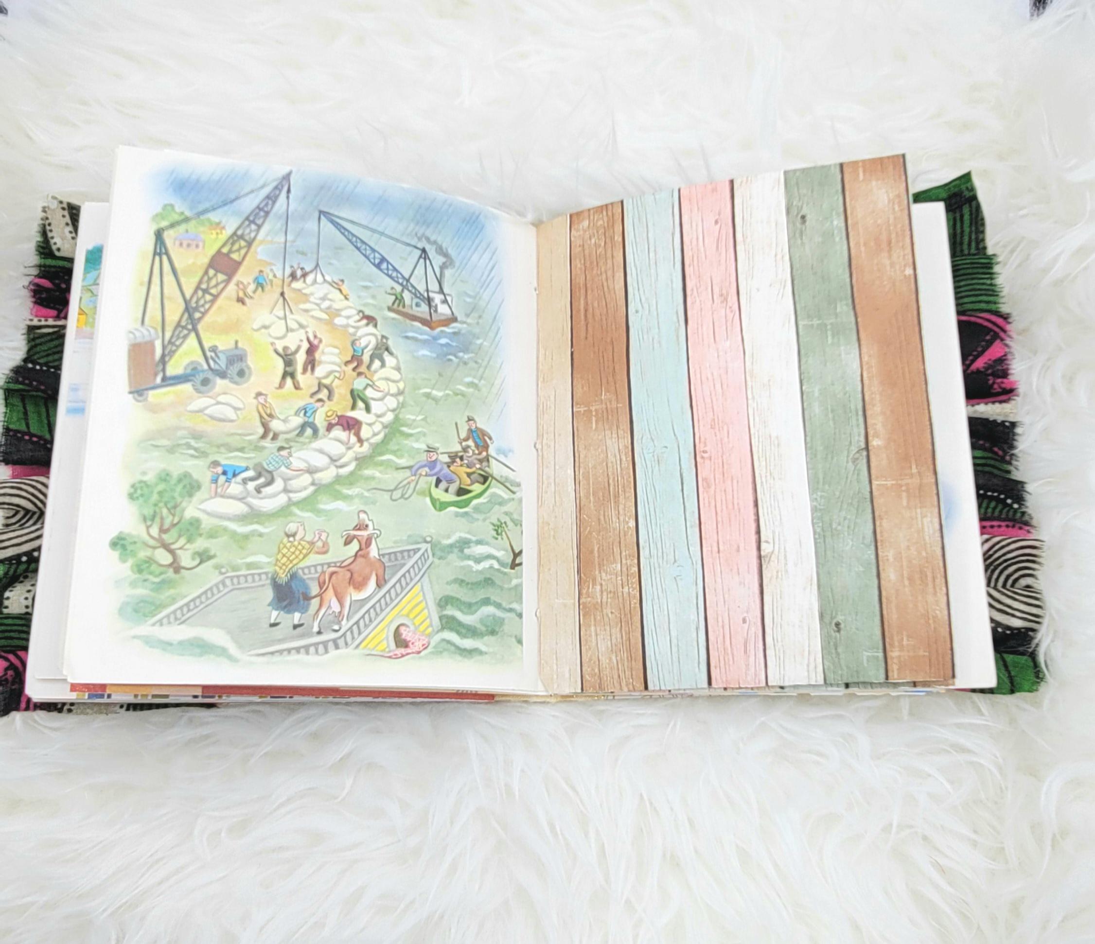 Scuffy the Tugboat Little Golden Book- Junk Journal Kit #2 With Bonus ...