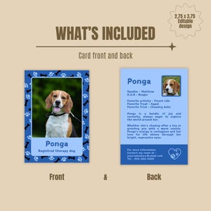 Design Your Own Custom Dog Trading Cards – Fully Editable Canva ...