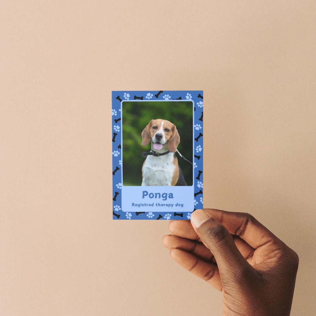 Design Your Own Custom Dog Trading Cards – Fully Editable Canva ...