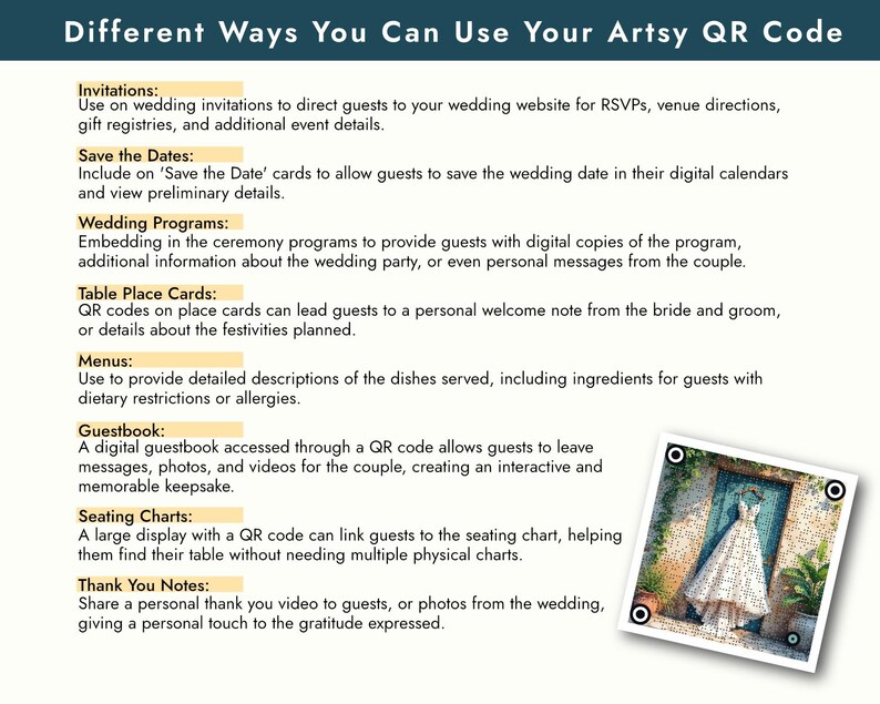 Custom QR Codes for Wedding Invitations & Save the Date Cards With ...