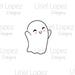 Cute Ghost SVG PNG, Cute Ghost Blushing SVG, Halloween Ghost, Cute ...