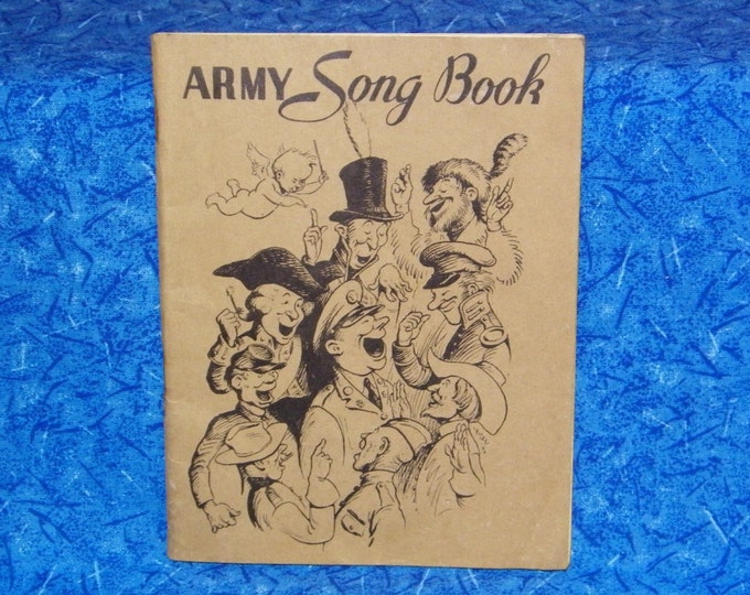 Vintage 1941 Pocket ARMY SONG BOOK Published by Secretary of War - Etsy
