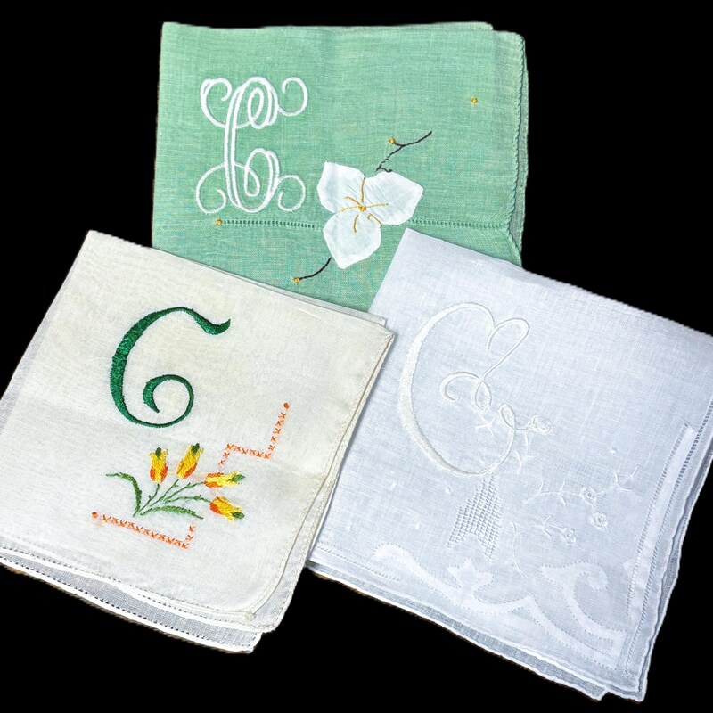 Green Handkerchief - Etsy