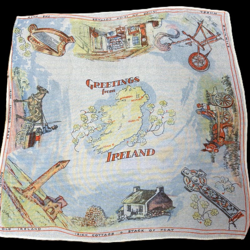 1930s Silk Handkerchief - Etsy