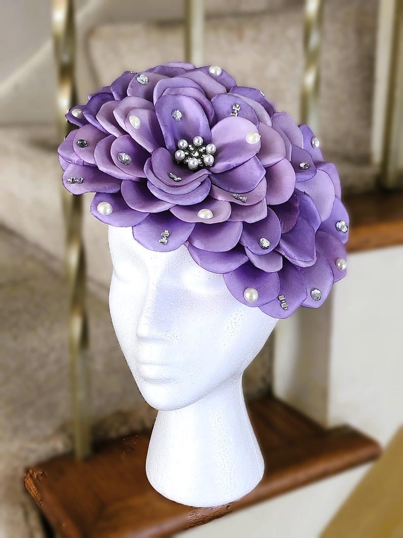 Love Lavender/lilac- Fascinator- an Exquisite Lavender and Lilac ...