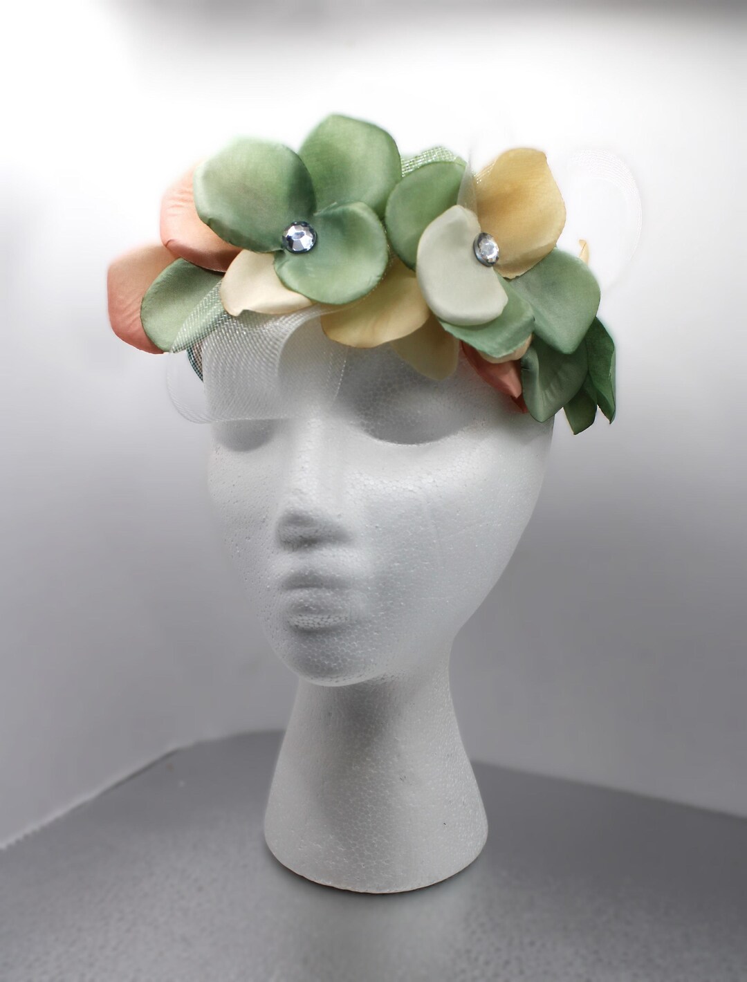 Headbands- A Gorgeous Fancy Calming Array of Colors on a Satin Headband ...