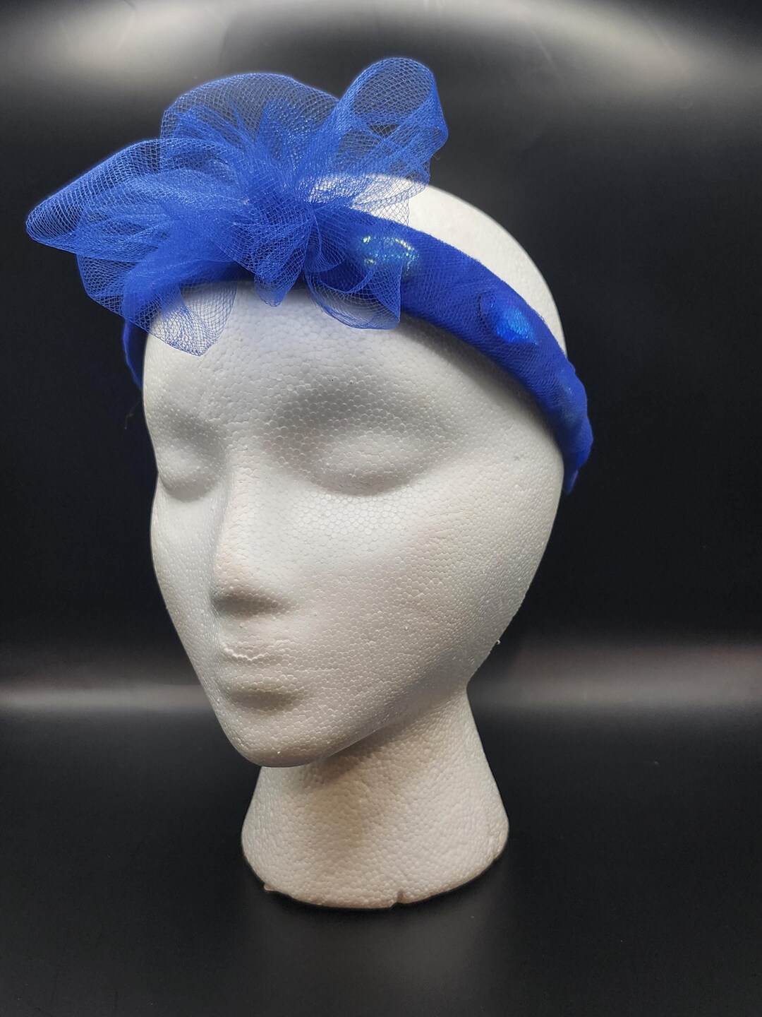 Royal Blue Fascinator/headband by Just Fascinations. Designed With ...