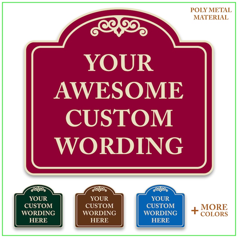 Metal Yard Signs - Etsy