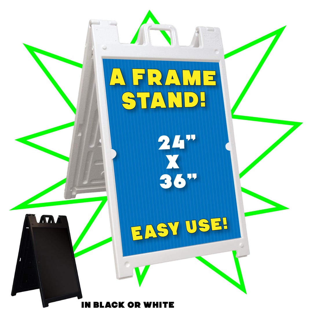A Frame Stand, A-frame Display, Promotional Sign, Business Sign, Side ...