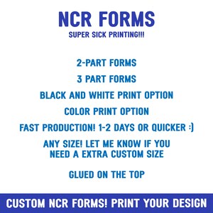 NCR Forms, Custom NCR Forms, Custom 2-part Forms, Custom Invoices, Business Printing, Upload ...