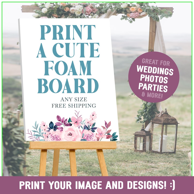 Sign Printing Foam Board - Etsy