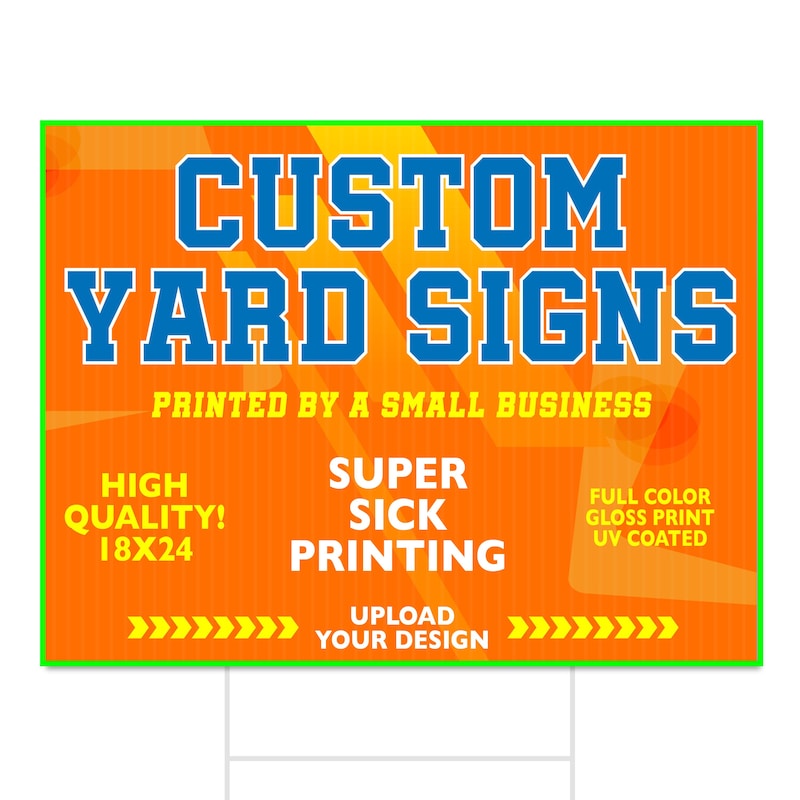 Custom Yard Sign - Etsy