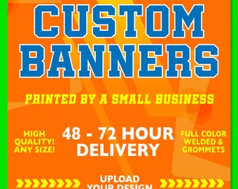 Full Color Custom Vinyl Banners - Etsy