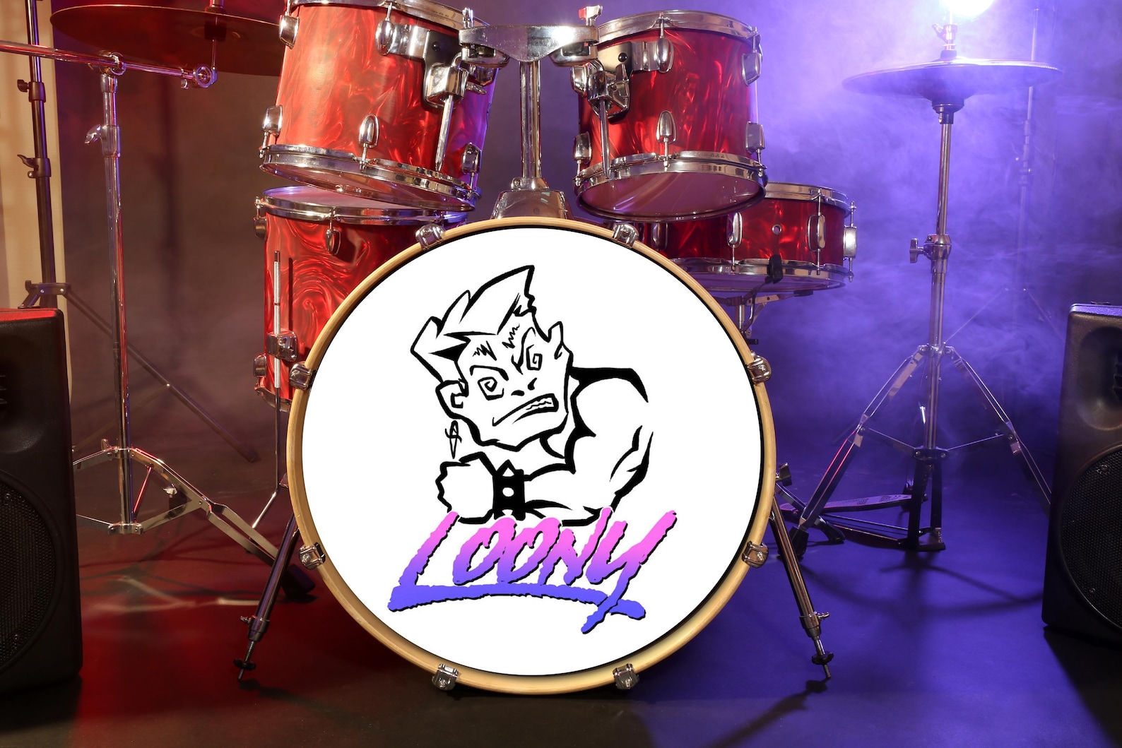 Custom Drum Sticker, Custom Drum Decal Add Custom Image or Logo ...