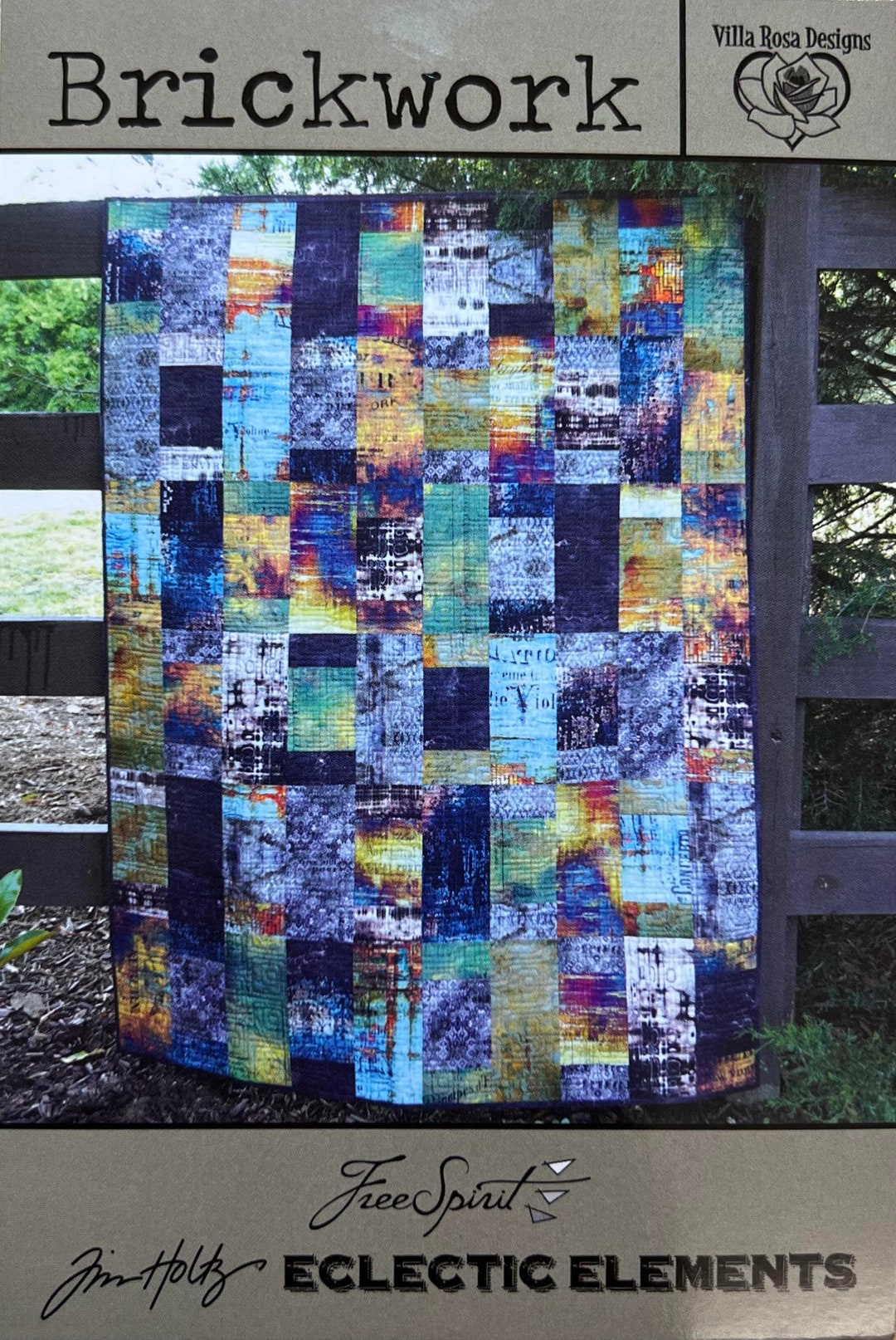 Abandoned Kit With Brickwork Pattern - 10 Fat Quarters - by Tim Holtz ...