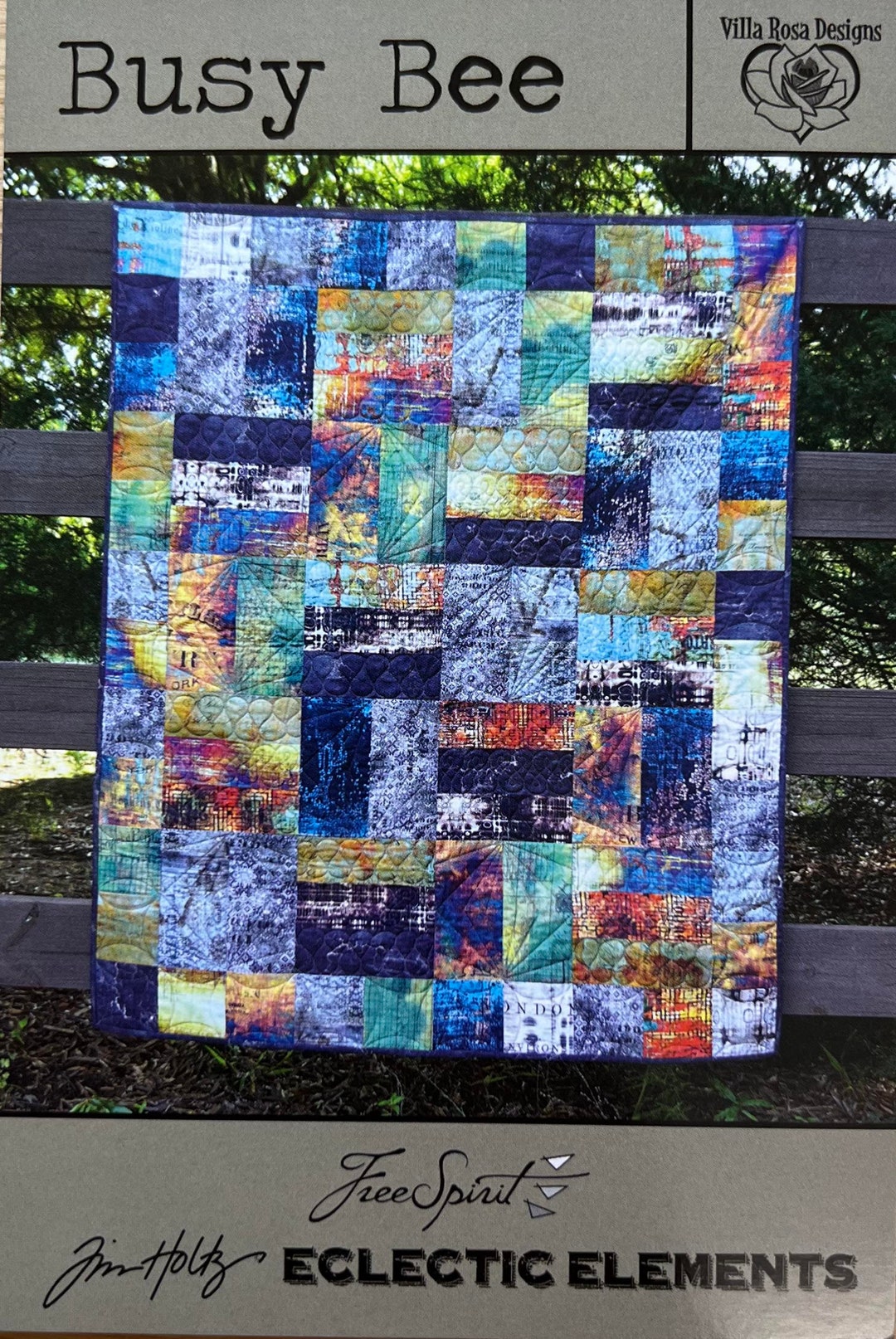 Abandoned Kit With Busy Bee Pattern - 10 Fat Quarters - by Tim Holtz ...