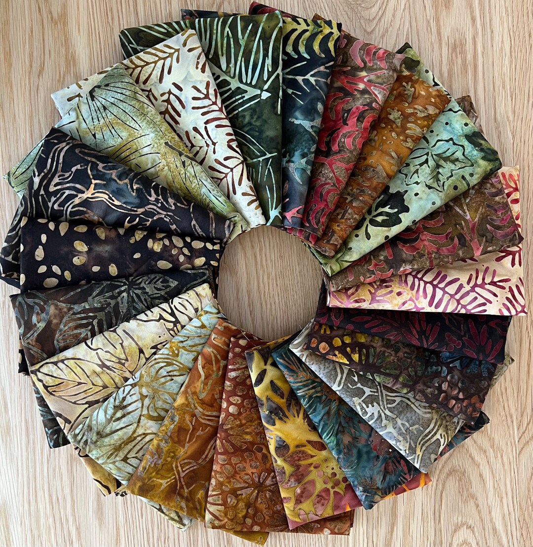 Autumn Trails and Celebrate Fall Batik Bundle From Robert - Etsy