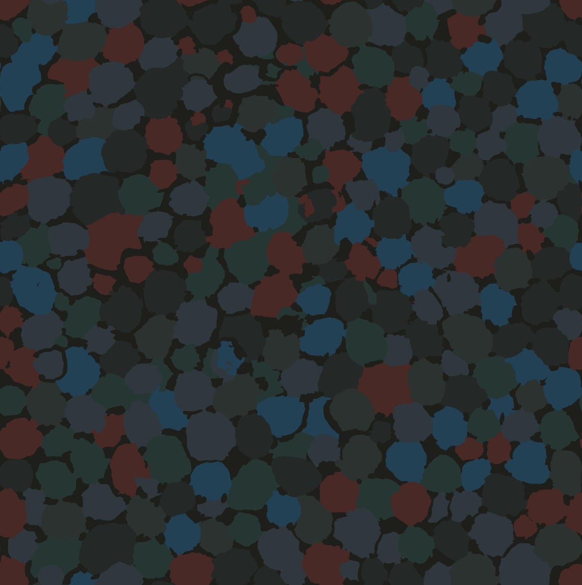 Reflections - Black - by Brandon Mably for the Kaffe Fassett Collective ...