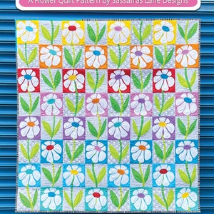 Dazy Daisy Drive Quilt Kit and Pattern for a 48x48 Quilt - Etsy
