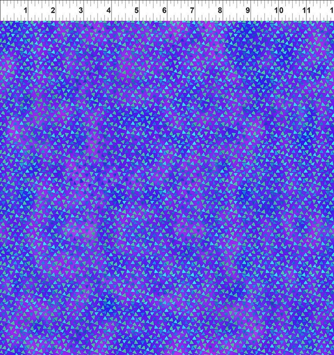 Dazzle Purple Triangles in the Beginning Fabrics Sold by the 1/2 Yard ...