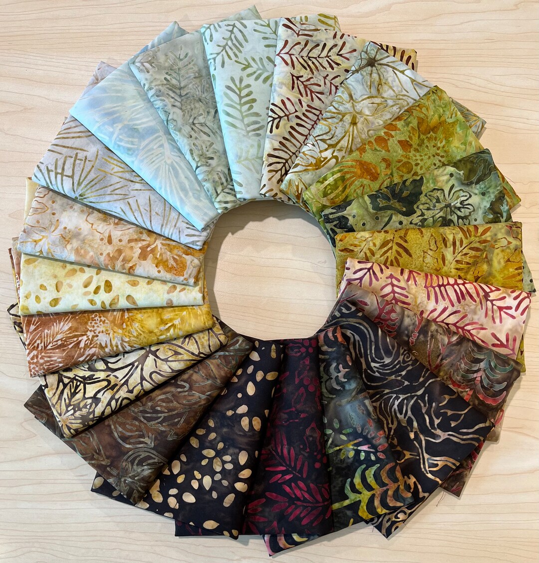 Autumn Trails and Celebrate Fall Batik Bundle From Robert Kaufman and ...