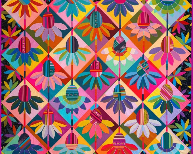 Echinacea Quilt Kit by Anna Maria for Free Spirit Fabrics - Etsy