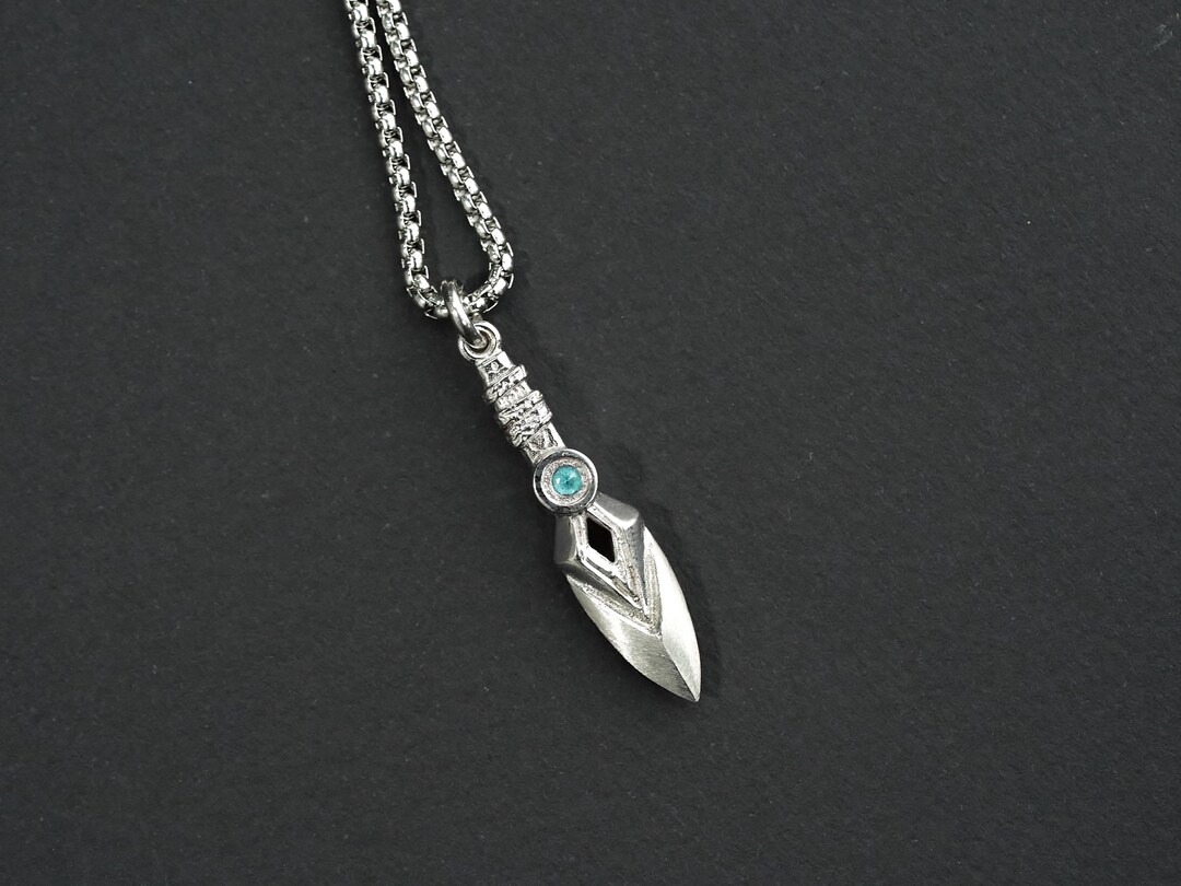 EXCLUSIVE Jett Knife Necklace, Handmade Valorant Jewelry in Silver ...