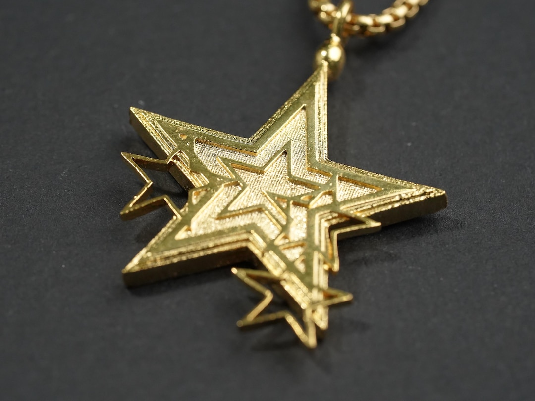EXCLUSIVE 14k Gold-plated Final Fantasy VII Rebirth Star Pendant ...