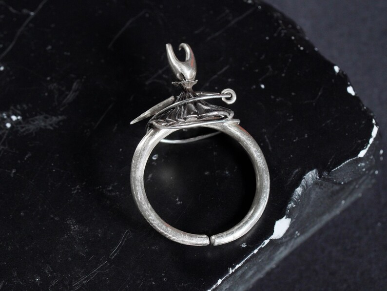 Silksong Hornet Hollow Knight Inspired Ring, Silver 950 Handmade ...
