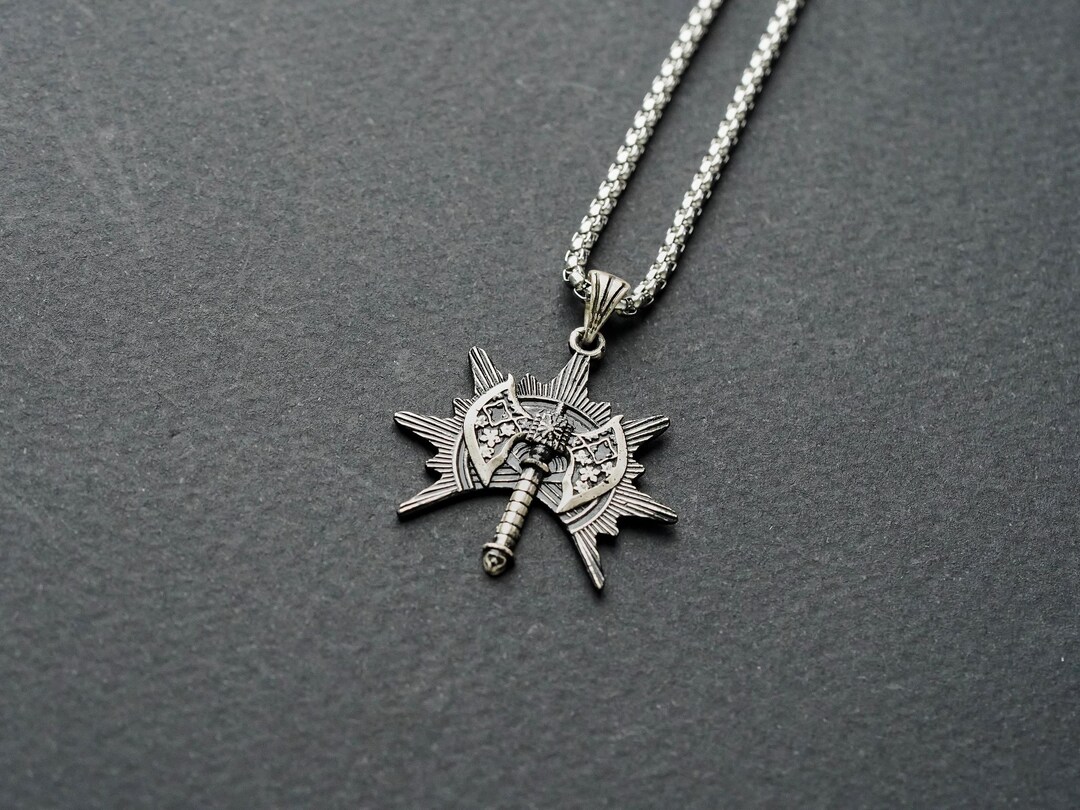 EXCLUSIVE Baldur's Gate 3 - Classes Badge Barbarian Necklace, Handmade ...