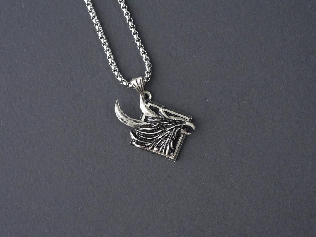 EXCLUSIVE Handmade Silver Eikons Phoenix Necklace, Final Fantasy XVI ...