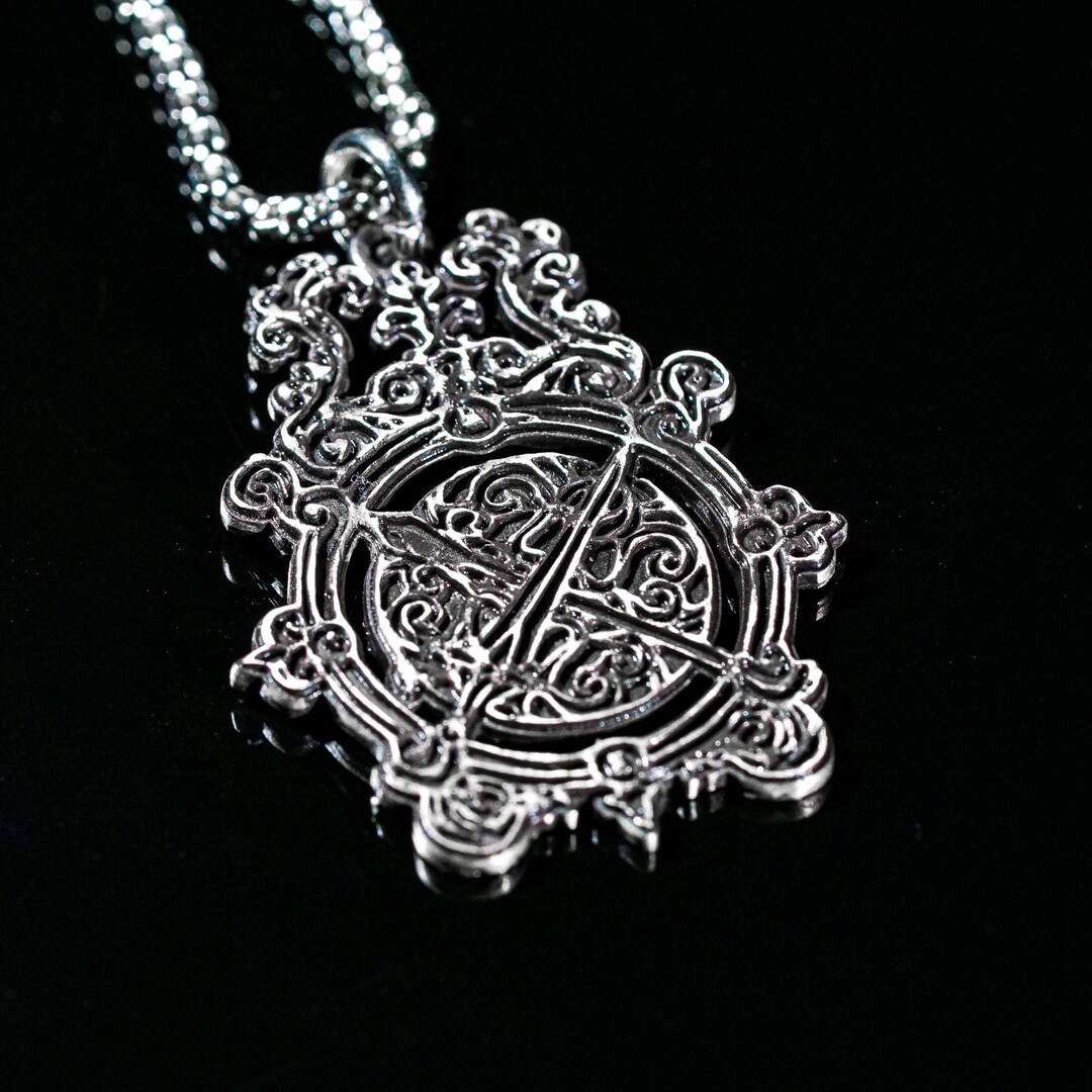 Carian Royal Family Elden Ring Pendant, Handcrafted 950 Silver Necklace ...