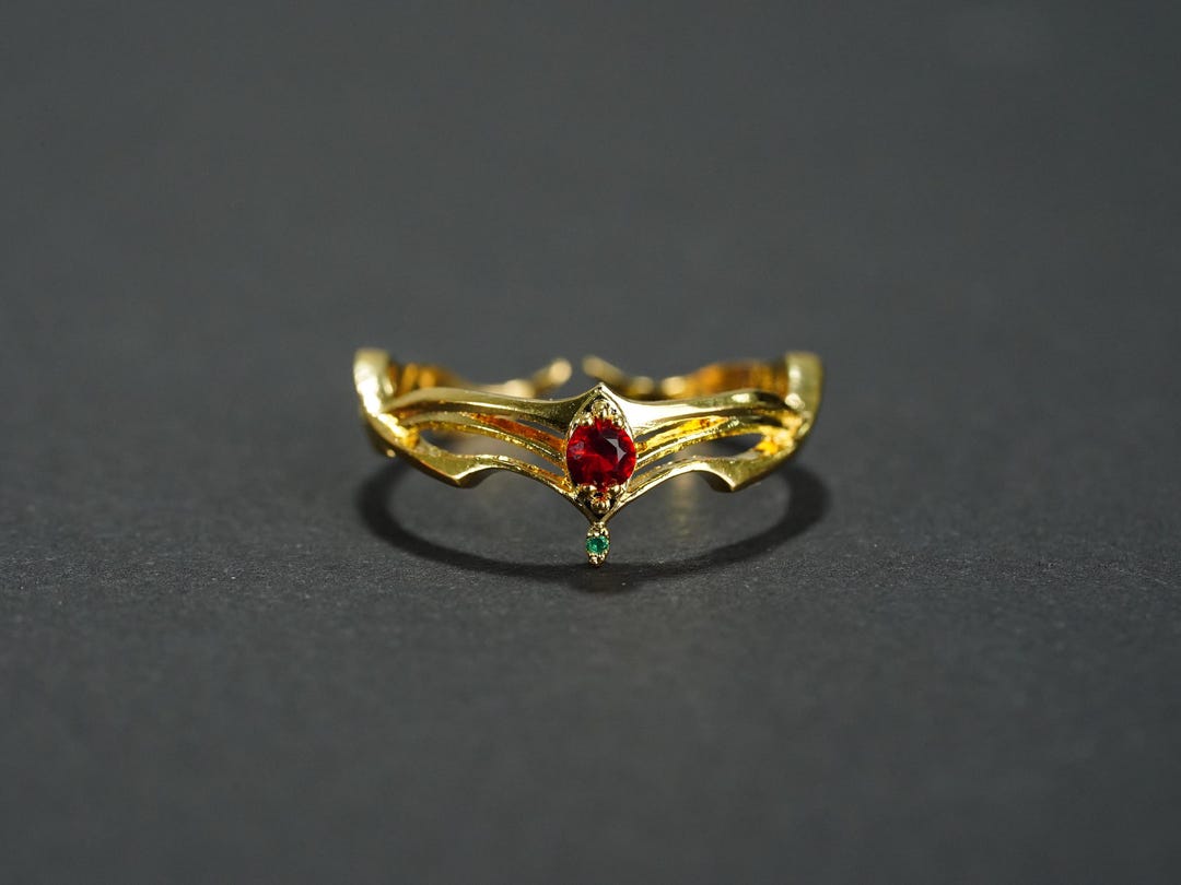 EXCLUSIVE Final Fantasy VII Rebirth Circlet Ring, Handmade 14k Gold ...