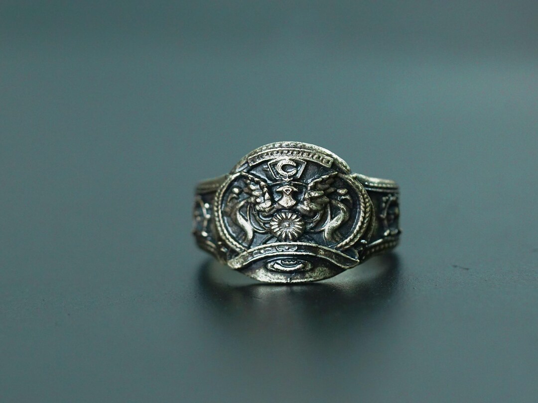EXCLUSIVE Handmade Final Fantasy VII Champion Belt Ring - Silver 950 ...