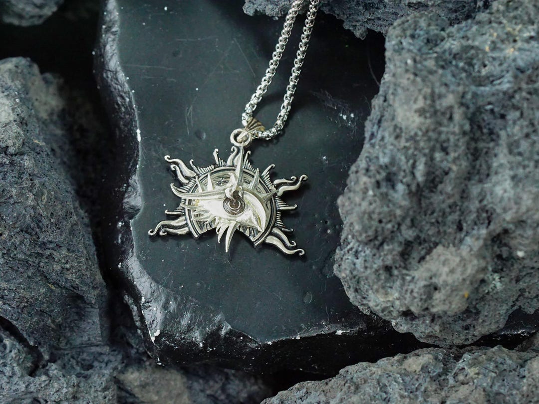 EXCLUSIVE Baldur's Gate 3 - Classes Badge Warlock Necklace, Handmade ...