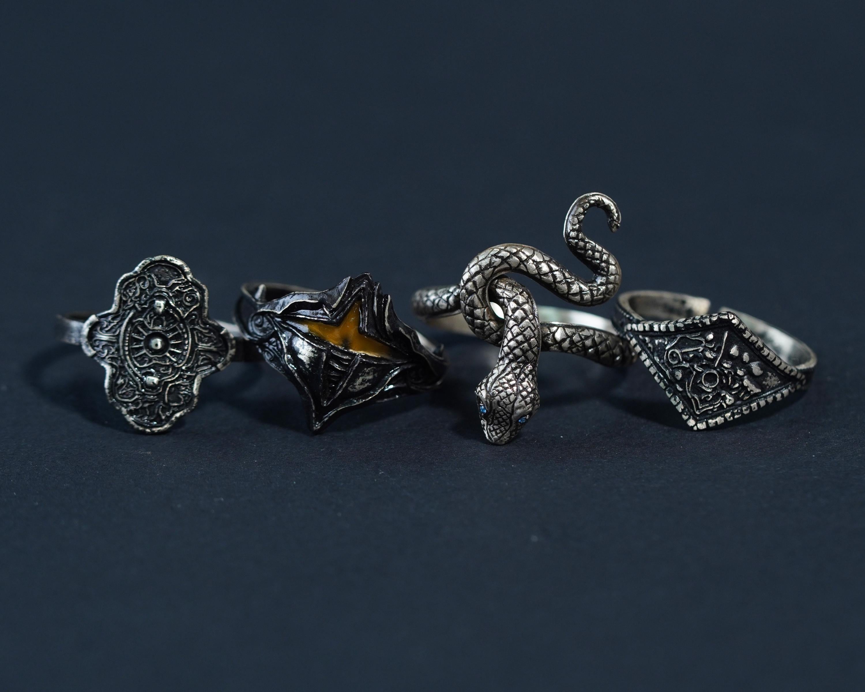 EXCLUSIVE Handmade Dark Souls Ring Collection, 950 Silver Rings ...