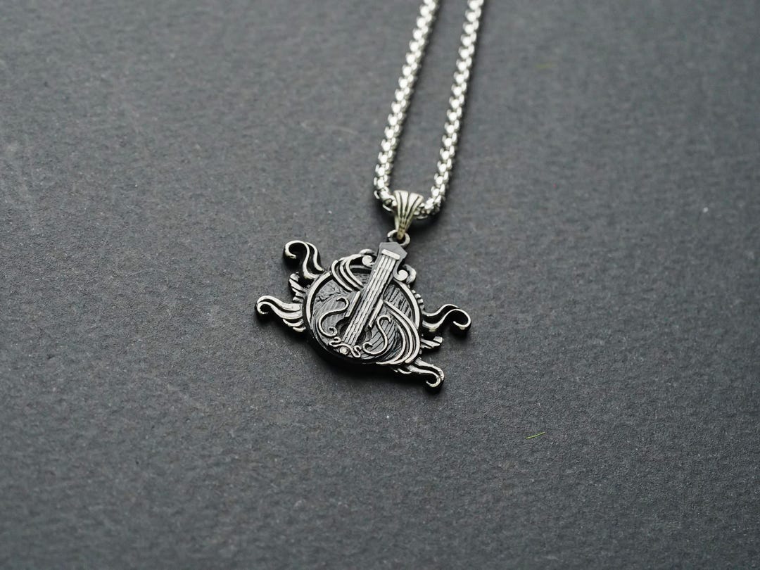 EXCLUSIVE Baldur's Gate 3 - Classes Badge Bard Necklace, Handmade ...