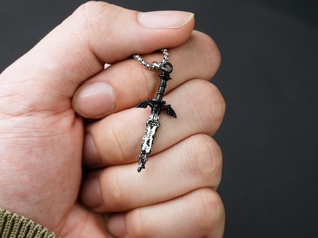 EXCLUSIVE Master Sword Dame Necklace, Handmade Silver 950 Jewelry ...