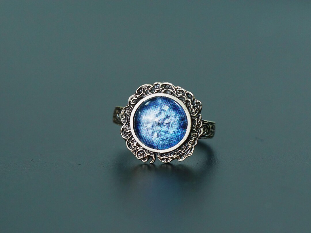 EXCLUSIVE El.den Ring Dark Moon Ranni Ring - Glow-in-the-dark ...