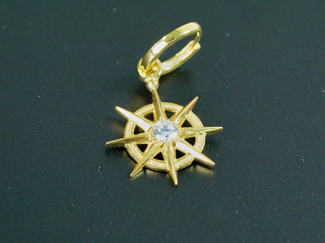 Baldur's Gate 3 - Gale's Earring Hoop Earring, Handmade Gold Plated 14K ...