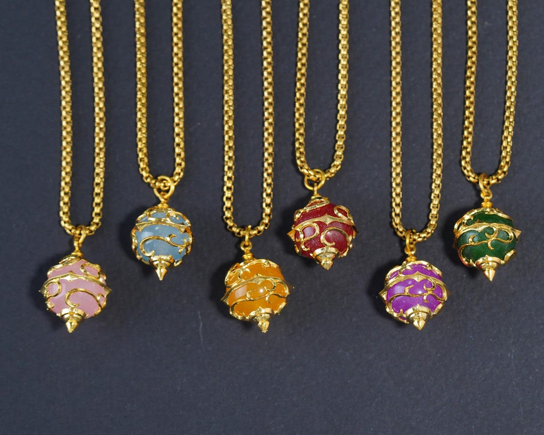 EXCLUSIVE Palworld Legendary Sphere Necklace, Handmade 14k Gold Jewelry ...