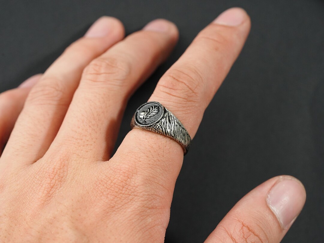 EXCLUSIVE Baldur's Gate 3 Halsin Custom 950 Silver Ring, Handmade RPG ...