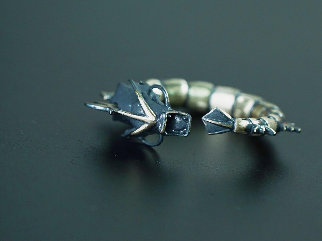 EXCLUSIVE Custom Gyarados Ring, Handmade 950 Silver Ring, Po.ke.mon ...