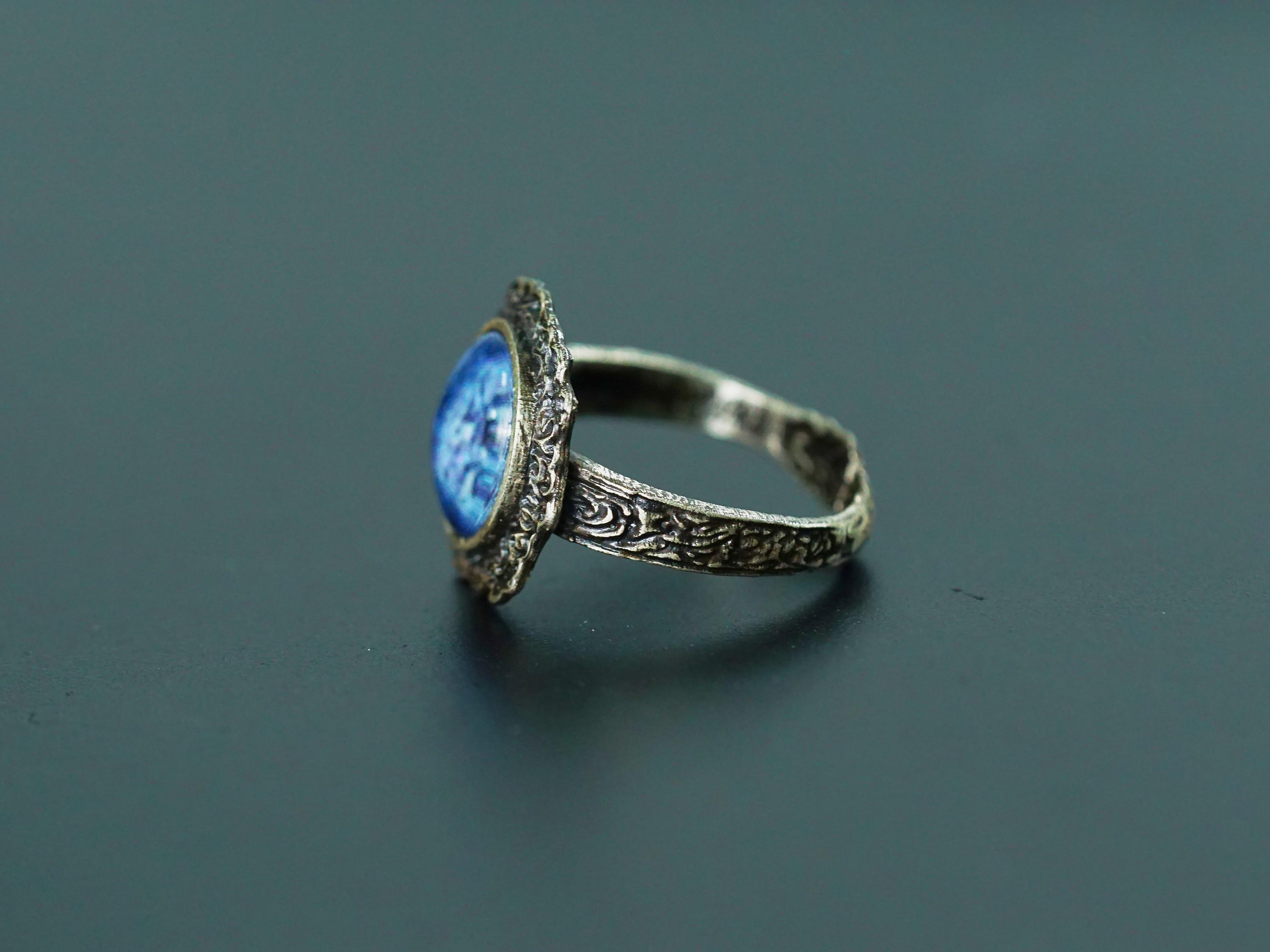 EXCLUSIVE El.den Ring Dark Moon Ranni Ring - Glow-in-the-dark ...