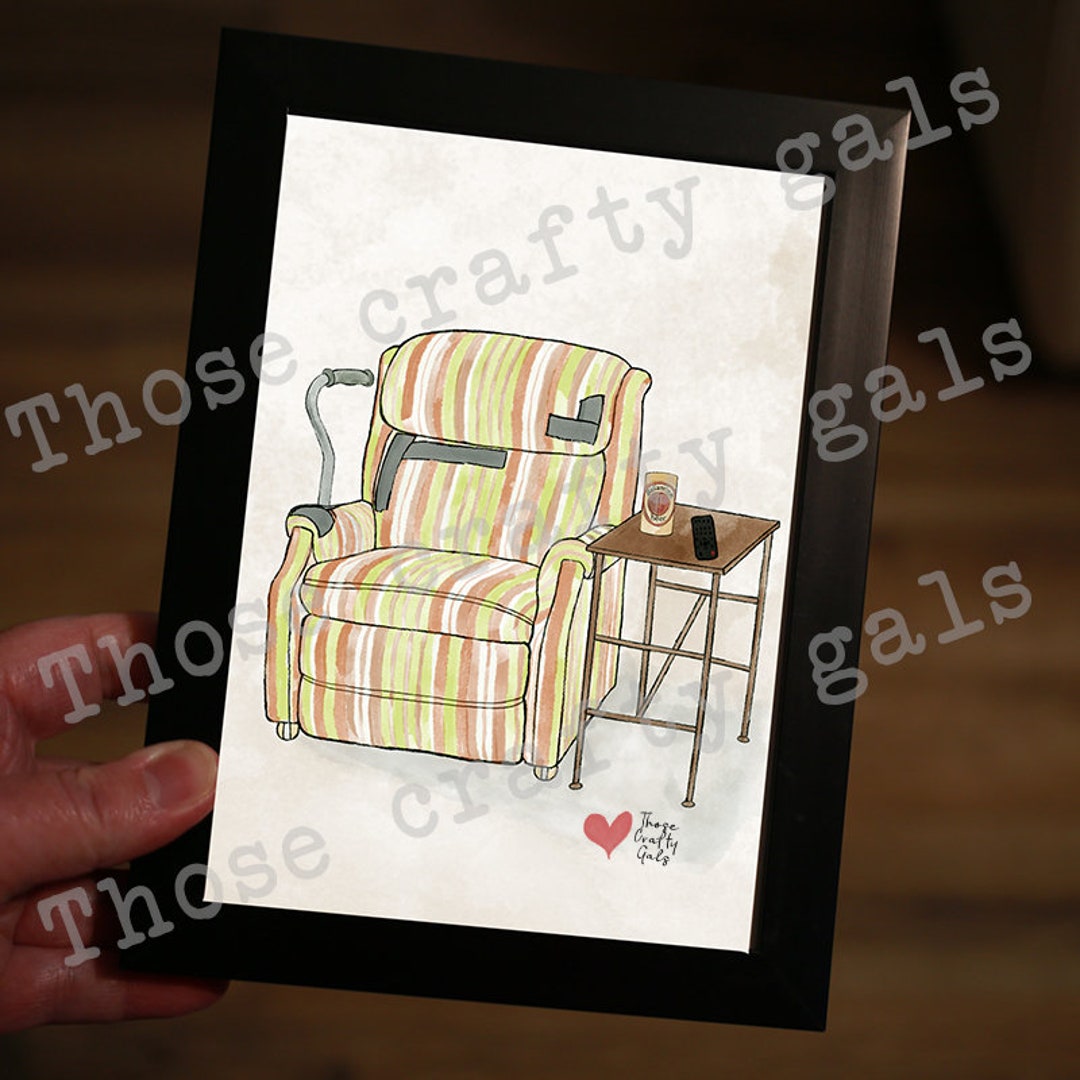 Watercolor Hand - Drawn Frasier Print 5x7 Wall Decor, Art, Tv Show ...