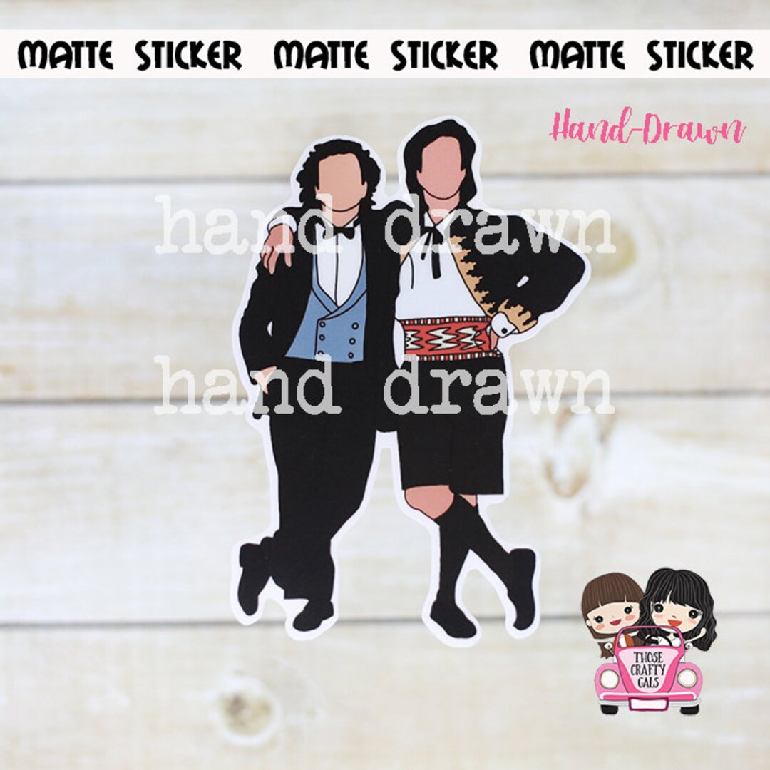 Hand Drawn Blaki and Larry, Cousins, Perfect Strangers, Vinyl ...