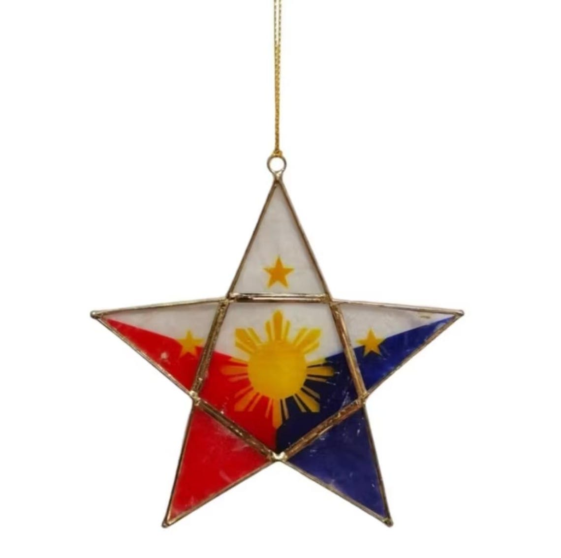 Filipino Parol, Philippine Flag–inspired Capiz Christmas Ornaments (set ...